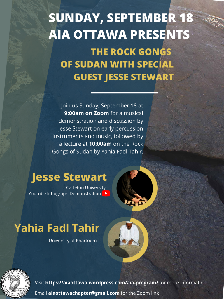 AIA Event Listings - Musical Performance and Talk on the Rock Gongs of ...