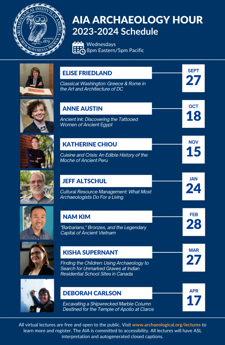 National Lecture Program - Archaeological Institute of America