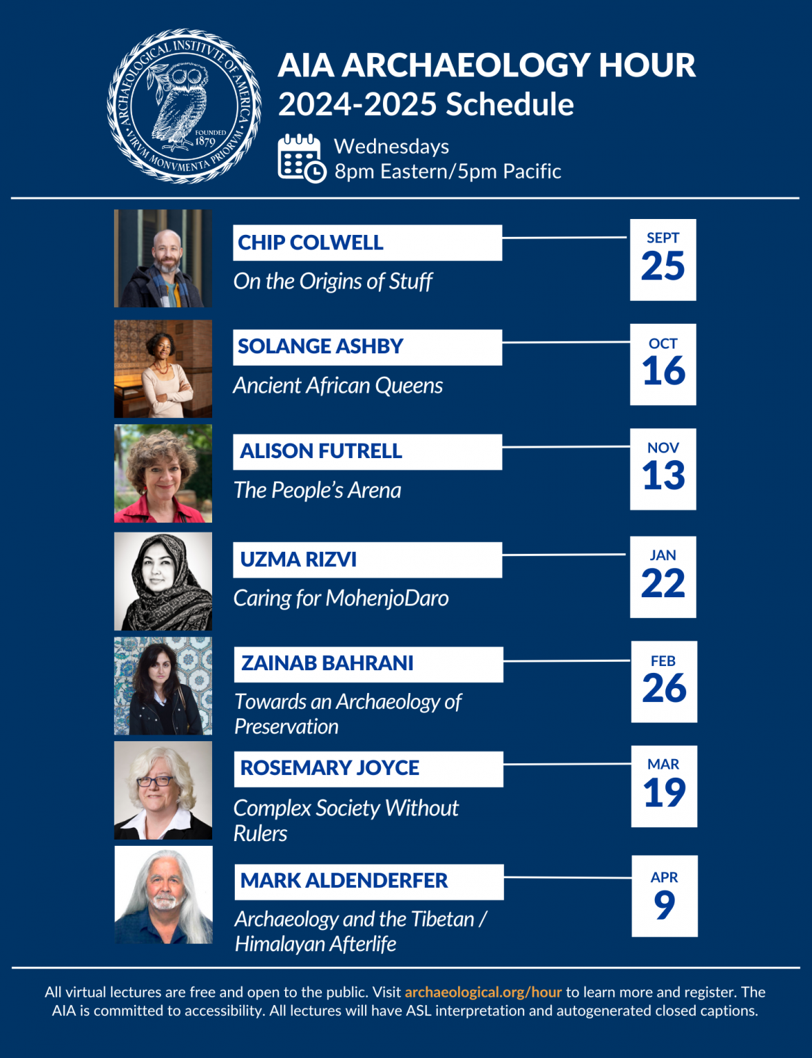 National Lecture Program - Archaeological Institute of America